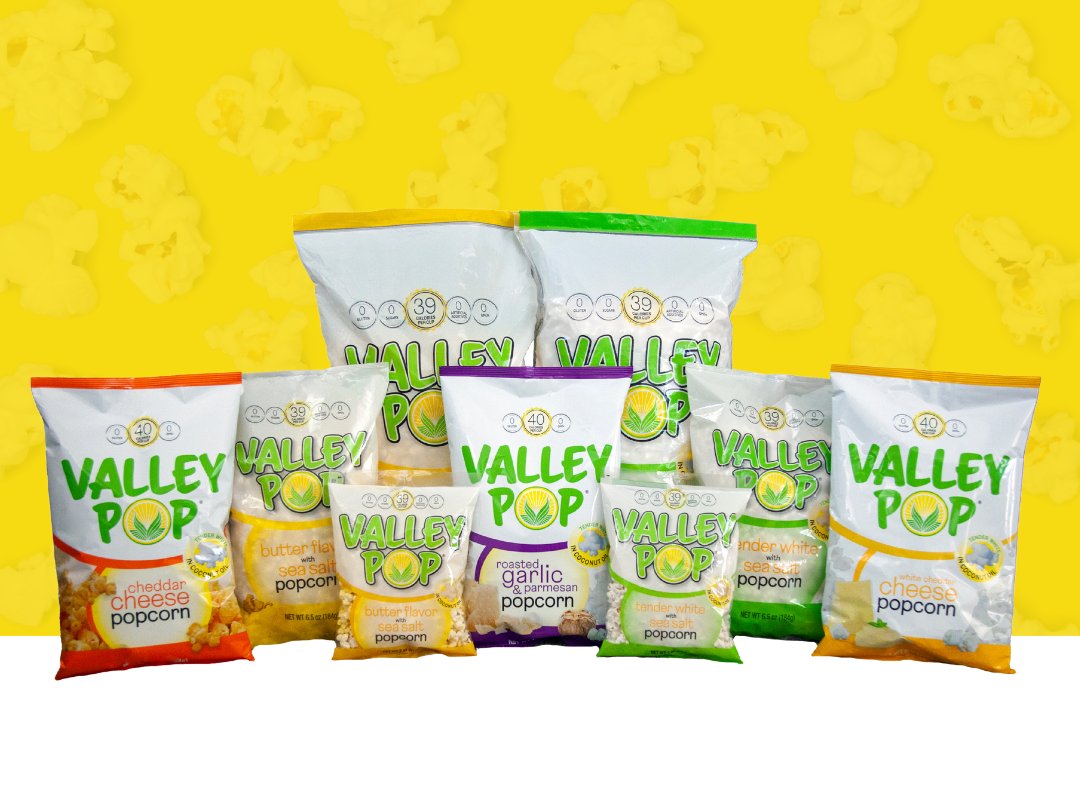 Valley Pop - Ready to Eat Bags of Popcorn - Nothing Artificial Ever